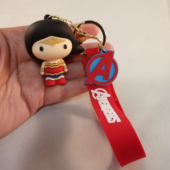 Accessories | Wonder Woman Super Hero Character Key Chain Key Ring ...